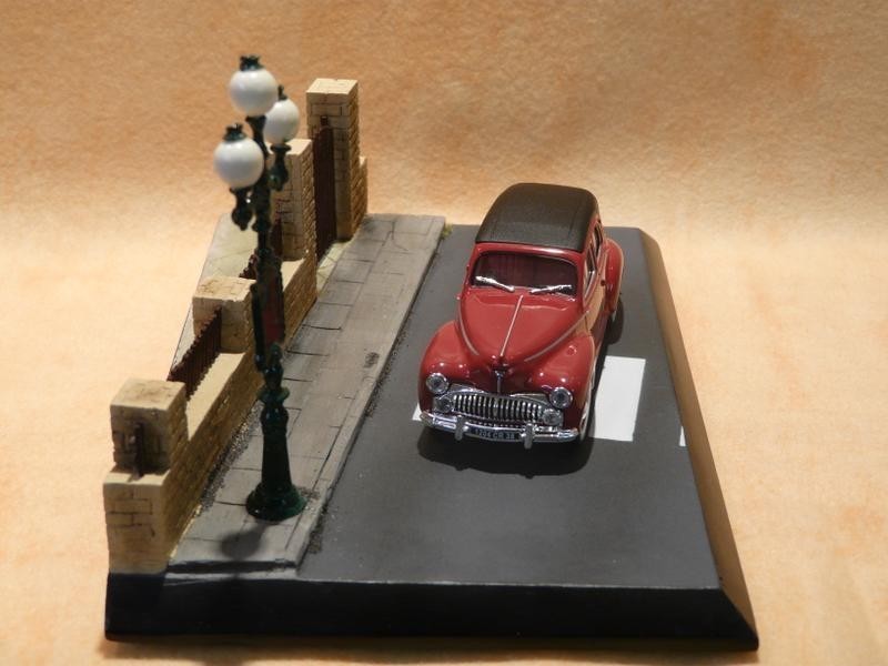 Route de ville avec murets et lampadaire - Dioramas civils au 1/43ième ...